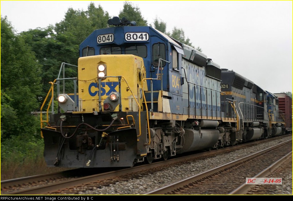 CSX 8041 08/14/2005